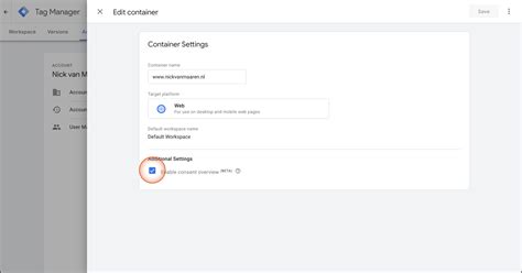 Google Consent Mode V2 Inrichten In GTM Nick Van Maaren