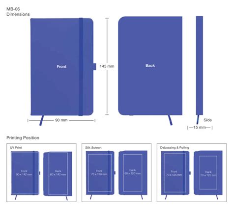 Pu Leather Promotional Notebooks A6 Sized Magic Trading Company Mtc