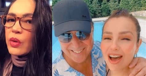 Yolanda Andrade habló sobre el supuesto divorcio de Thalía y Tommy Mottola Está bien cantado