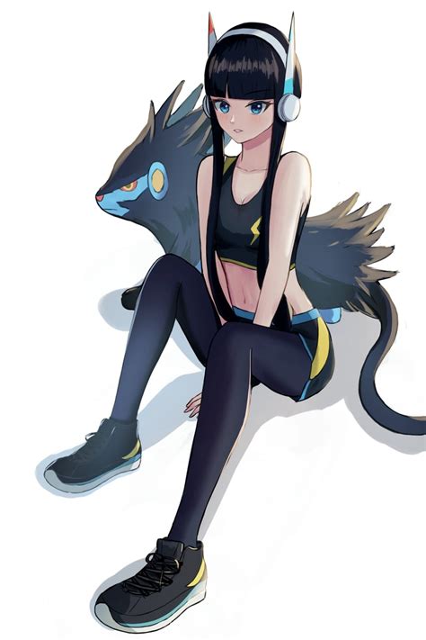 Elesa And Luxray Pokemon And 2 More Drawn By Ukyouukyopokemon