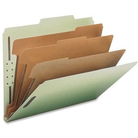 Nature Saver 25 Tab Cut Letter Recycled Classification Folder 8 12 X 11 3 Expansion
