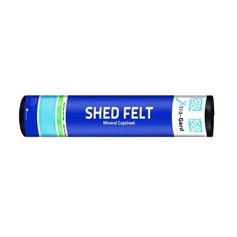 Icopal Xtra Gard Shed Felt Capsheet Green Mineral 10m X 1m