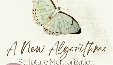 Woman To Woman A New Algorithm Scripture Memorization