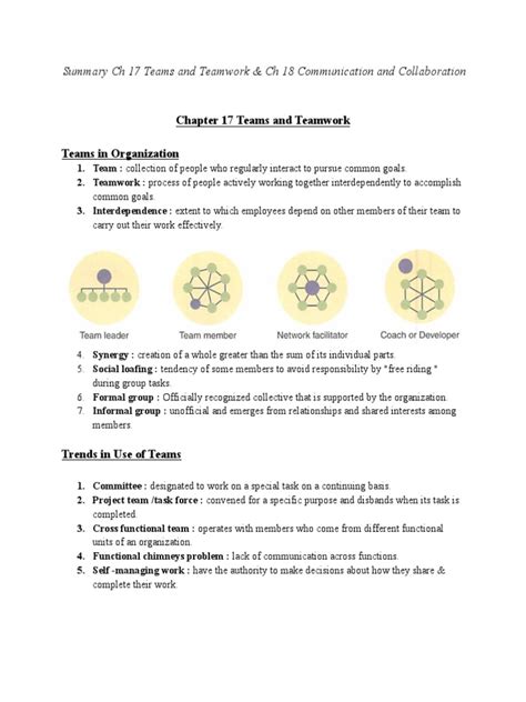 Summary Ch 17 And Ch 18 Pdf Negotiation Communication