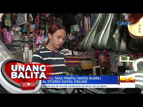 Ilang Mamimili Mas Pinipili Nang Bumili Sa Physical Stores Kaysa