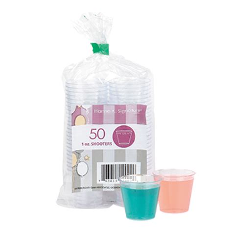 Clear Plastic 1 Oz Shot Glasses