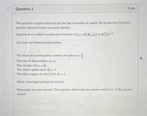 Solved Question 3 1 Pts This Question Requires That You Use