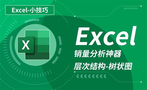 Excel 销量分析神器 层次结构树状图 软件入门教程 Excel（2019） 虎课网