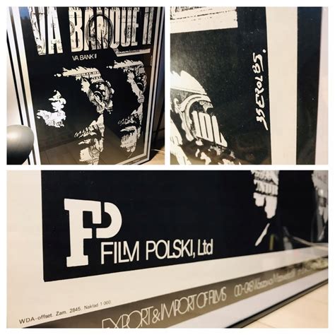 Plakat Filmowy VaBank II Jakub Erol 1985 PRL RRR 7731611524