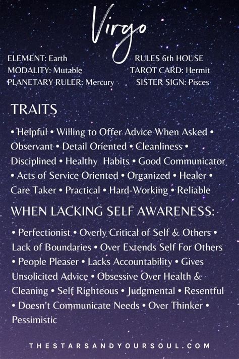 Personality Traits Of Virgos Virgo Negative Traits Virgo Earth Sign