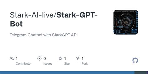 Github Stark Ai Live Stark Gpt Telegram Chatbot With Starkgpt Api
