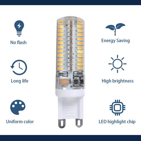 2 개 몫 G9 Led 램프 6w 7w 9w 10w 12w 옥수수 전구 Ac 220v Smd 2835 3014 2508