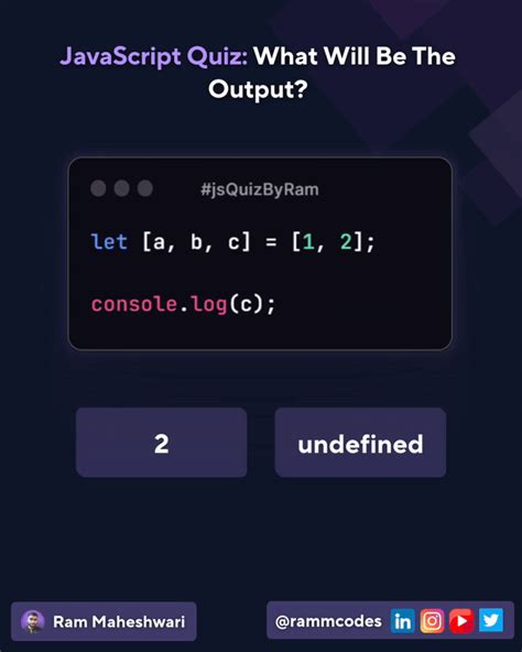 Ram Maheshwari ♾️ On Linkedin Jsquizbyram Html Css Javascript