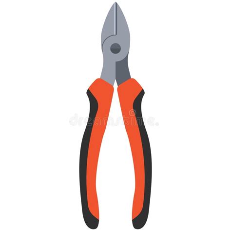 Pinzas Herramienta Vector Icono Aislado Sobre Fondo Blanco Ilustración
