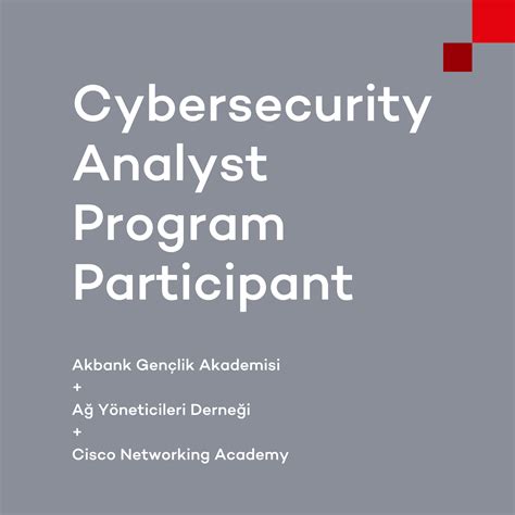 Cybersecurity Analyst Program Participant Credly