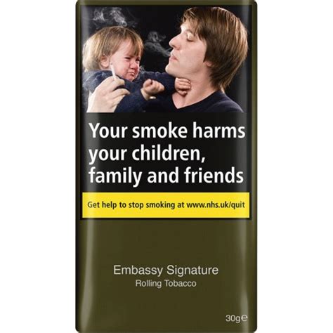 Embassy Signature Rolling Tobacco 30g Compare Prices And Where To Buy