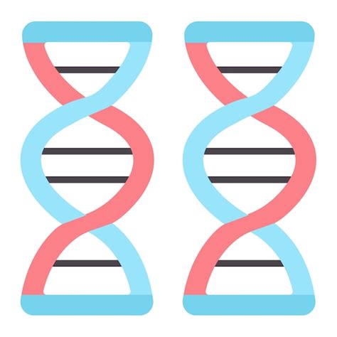Premium Vector Dna Flat Illustration