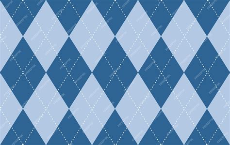 Premium Vector Argyle Color Seamless Geometric Pattern
