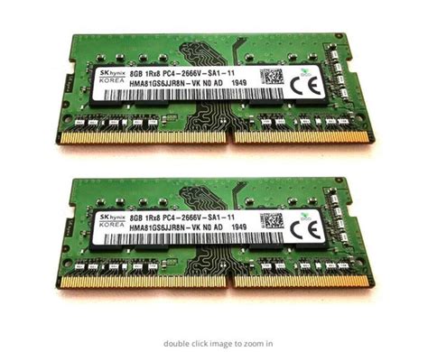 Модуль оперативной памяти Hynix 8 ГБ Ddr4 Pc21300 2666 Mhz Cl 19