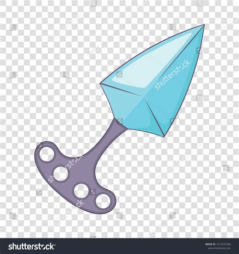 Brass Knuckles Knife Icon Cartoon Illustration Stock Vector Royalty