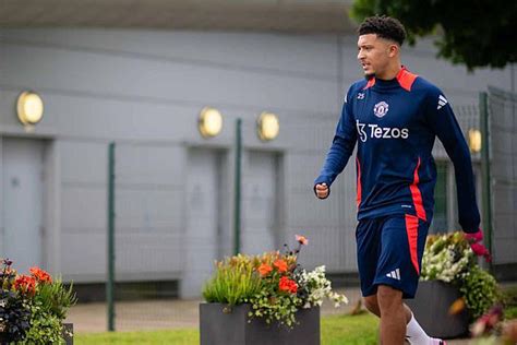 Jadon Sancho Returns To Man United Training After Calling A Truce With