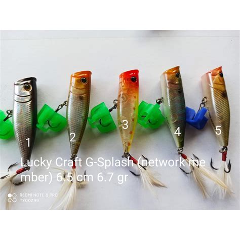 Lure Popper Lucky Craft G Splash 65 Network Member Shopee Malaysia