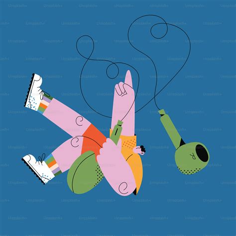 Una Persona Tendida En El Suelo Junto A Un Objeto Verde Vector Imagen