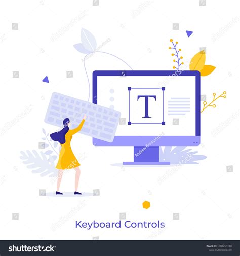 Woman Using Keypad Connected Personal Computer Stock Vector Royalty Free 1901259148 Shutterstock