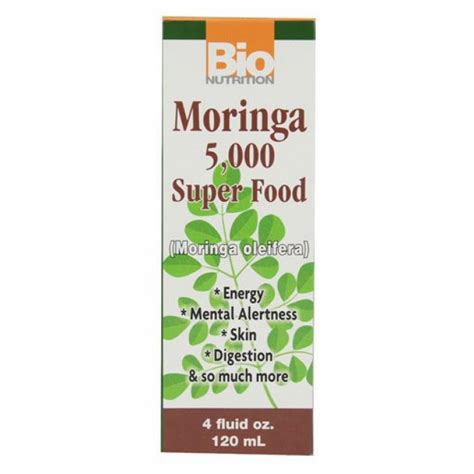 Bio Nutrition Moringa 5000 Mg Super Food 4 Fl Oz