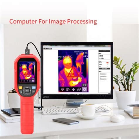 PC Handheld Portable Infrared Thermal Imager Heat Detector Body Human Fever Scanner Measurement