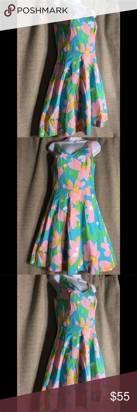 Lilly Pulitzer Cotton Fit And Flare Dress Flare Dress Fit Flare Dress