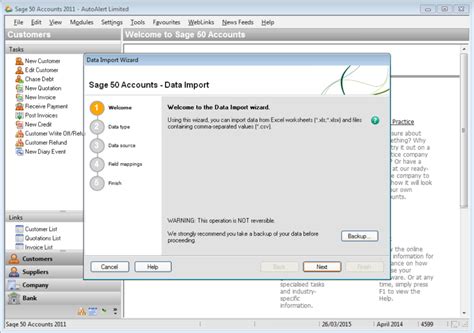 export your invoice raised to sage line 50
