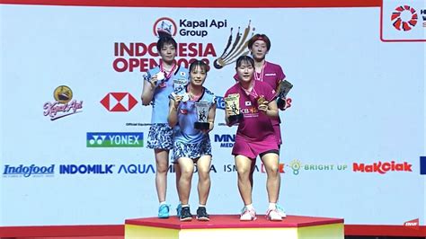 🏸🍀世界バドミントン猫😻 On Twitter 【🏸インドネシアオープン2023】 🇮🇩ジャカルタ 時差 2h 《wd 表彰式》 🥇