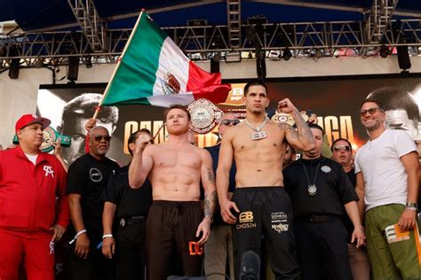 Canelo Alvarez Vs Edgar Berlanga Fight Photos