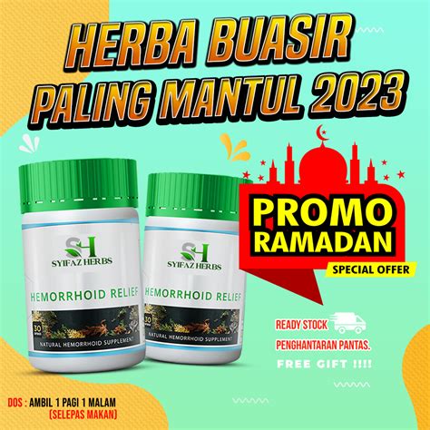 [ship 24jam] Buasir Ubat Buasir Penawar Buasir Herba Buasir