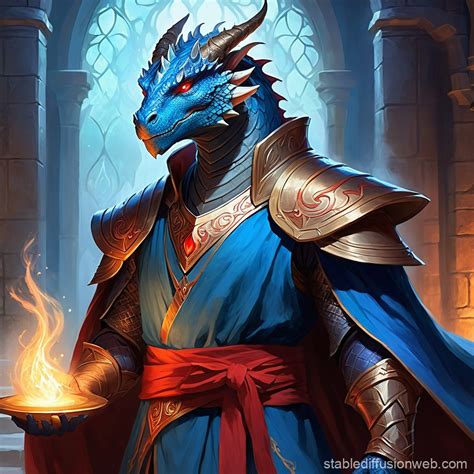 Dragonborn At Magic Academy Stable Diffusion Online