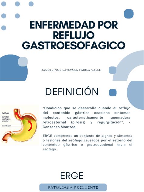 Erge Pdf La Enfermedad Por Reflujo Gastroesofágico Enfermedades