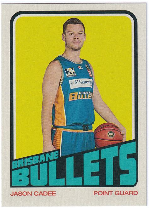 2022 23 Nbl 1972 Topps Basketball 72 4 Jason Cadee Brisbane Bullets