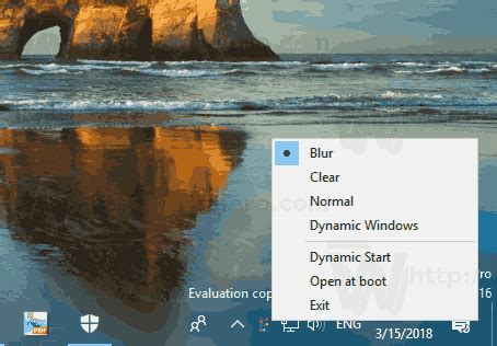 Make Taskbar Totally Transparent With Blur In Windows
