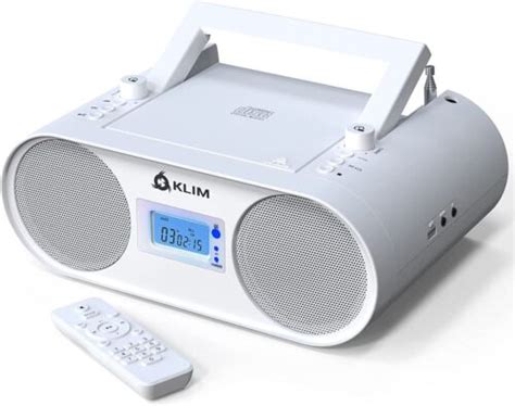 Klim Boombox B4 Cd Player Radio Portable Stereo W Bluetooth Mp3