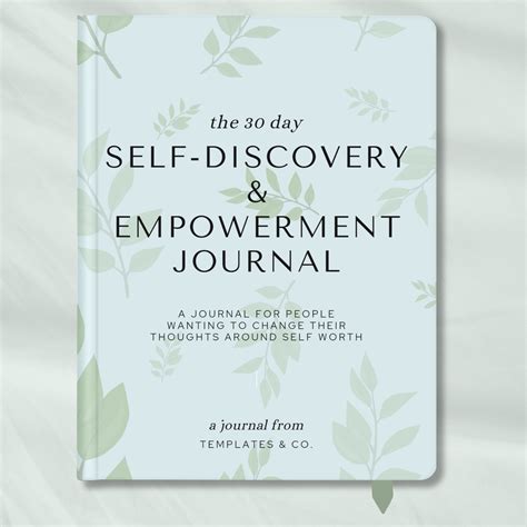 self discovery and empowerment journal templates and co