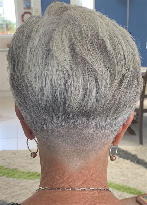 Pixie Cut Color Pixie Cuts Short Pixie Cut And Color Gray