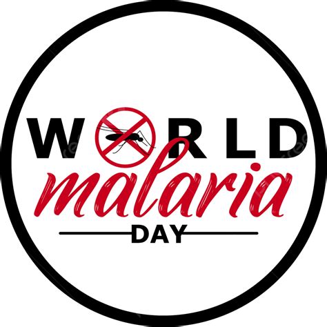Diseño De Símbolo Del Día Mundial De La Malaria Con Vector Png