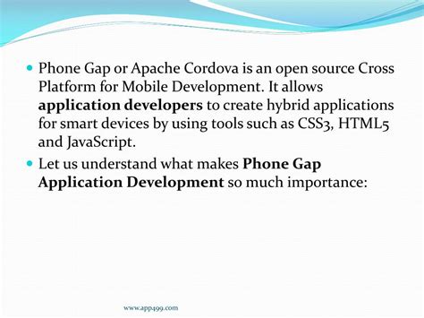 Ppt Phone Gap App Development Benefits And Tips Powerpoint Presentation Id