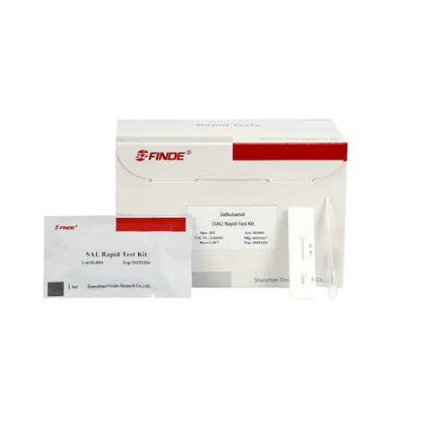Salbutamol Sal Rapid Test Kit For Measuring Clenbuterol Residues In