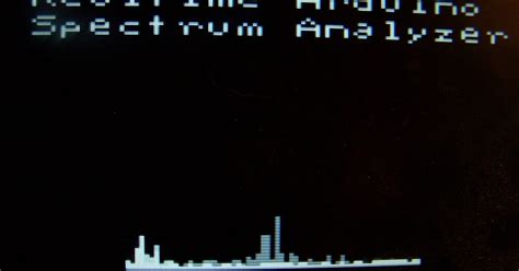 Arduino Realtime Spectrum Analyzer With Video Out Exhibition Arduino Forum