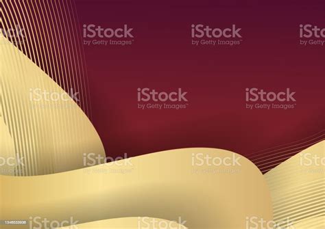 기하학적 모양과 황금 요소 조합과 추상 어두운 배경 고급 골든 라인과 빨간색과 금 배경 0명에 대한 스톡 벡터 아트 및 기타 이미지 0명 3차원 형태 검은색 Istock