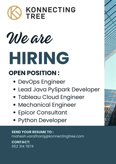 Maheshwaran Varatharaj On Linkedin Konnectingtree Is Hiring Candidates