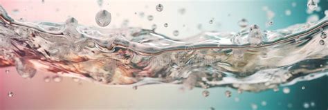 Colorful Abstract Water Background Water Toned In Different Colors Stock Illustration