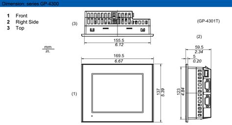 Màn Hình Hmi Proface Pfxgp4301tad 5 7 Inch